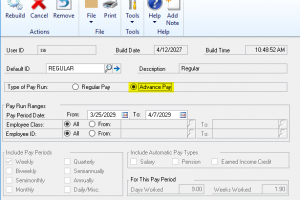 Worker Payment Issuance in AX R2 | Stoneridge Software