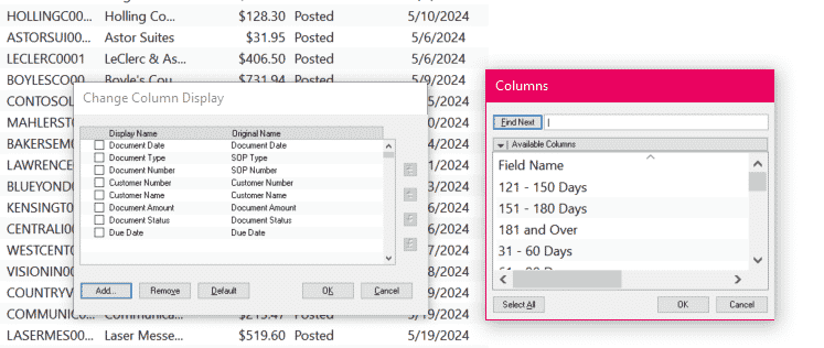 How To Pull Open AR And Open AP From SmartLists For Import Stoneridge 