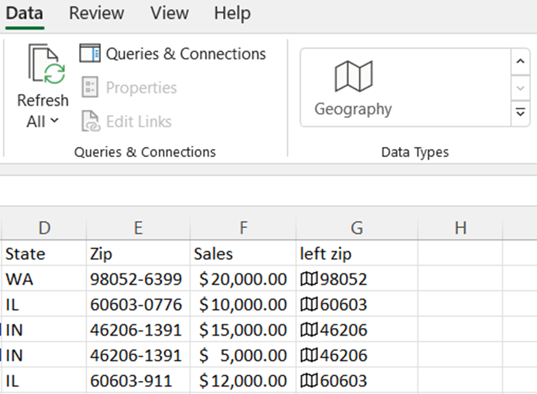 Eliminate Manual Work With The Microsoft Excel Geography Feature Stoneridge Software