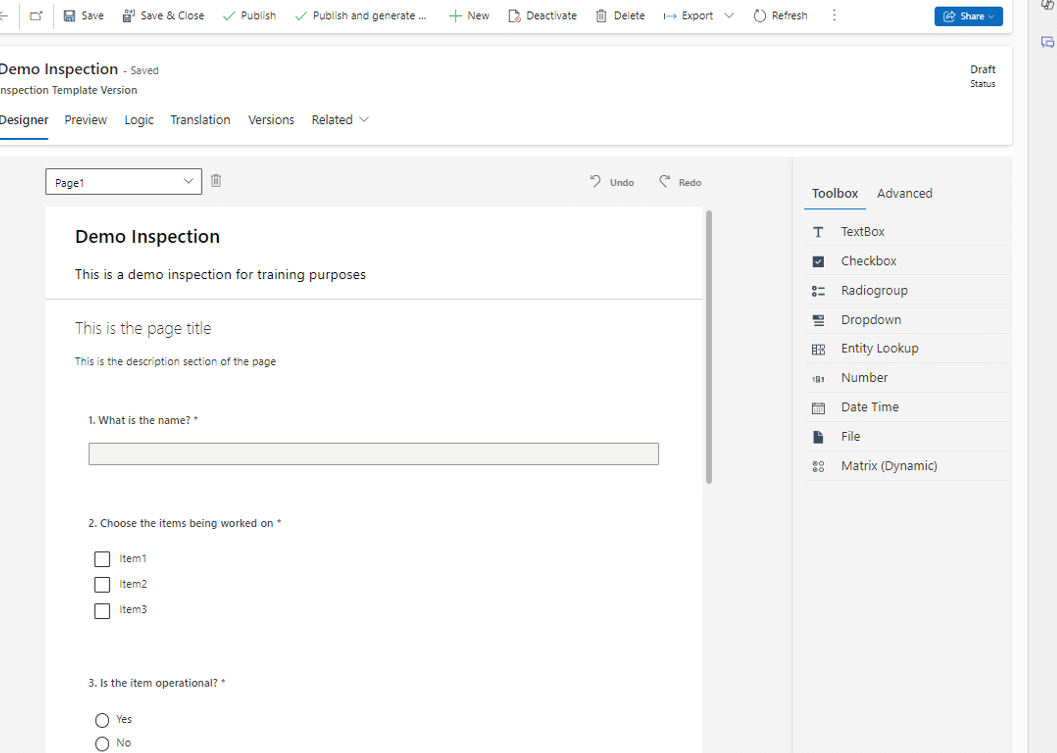 Creating Inspections in Dynamics 365 Field Service and Adding Them to a Work Order: A Step-by ...